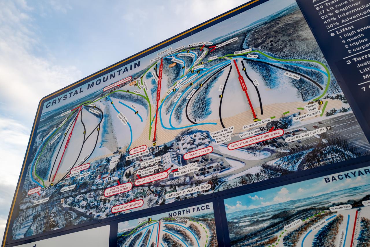 Winter Trail Maps | Crystal Mountain Michigan