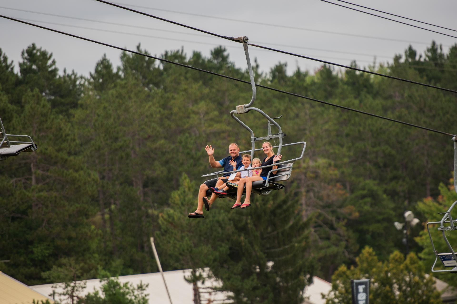 Scenic Chairlift Rides | Crystal Mountain Michigan